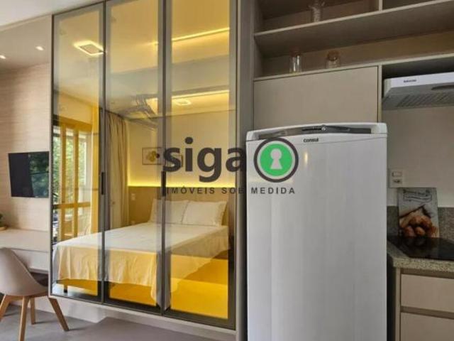 Studio 1 dormitório à venda no Brooklin sem vaga