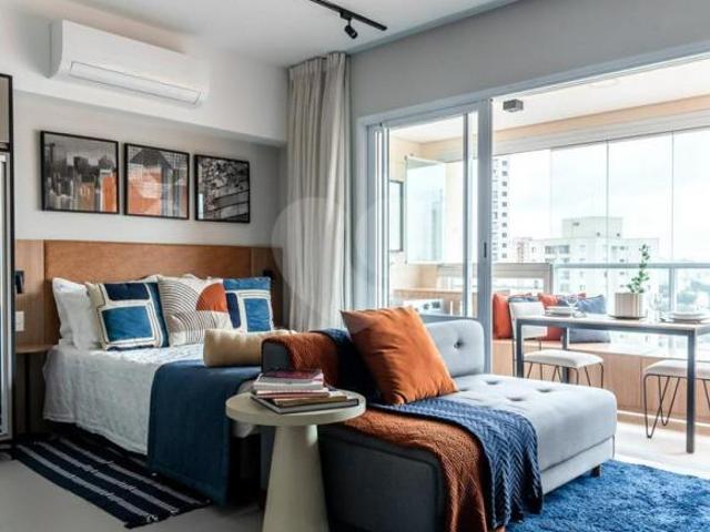 Studio 1 quarto 1 vaga à venda no Condomínio Landing no Campo Belo, São Paulo