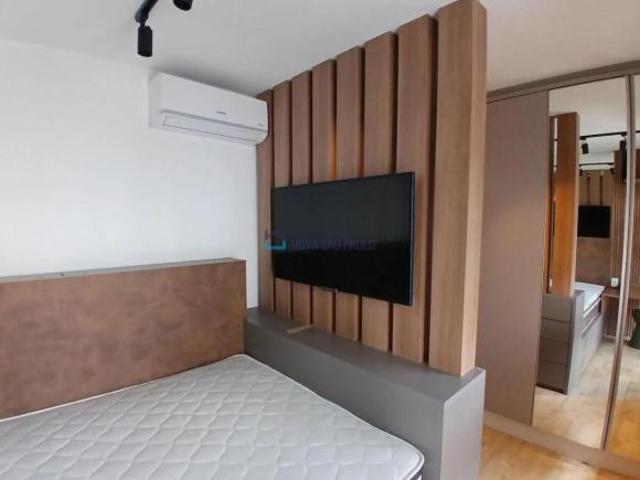 Studio, 1 suíte, mobiliado Moema