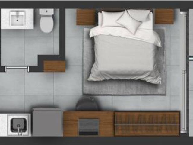 Studio 24,95 m², 1 dorm à venda Rua Madre Cabrini, Vila Mariana São Paulo