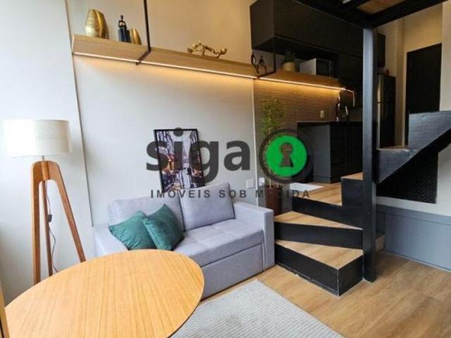 Studio 24m² com Mezanino para Alugar no Brooklin ? Próx. Berrini e Metrô Brooklin