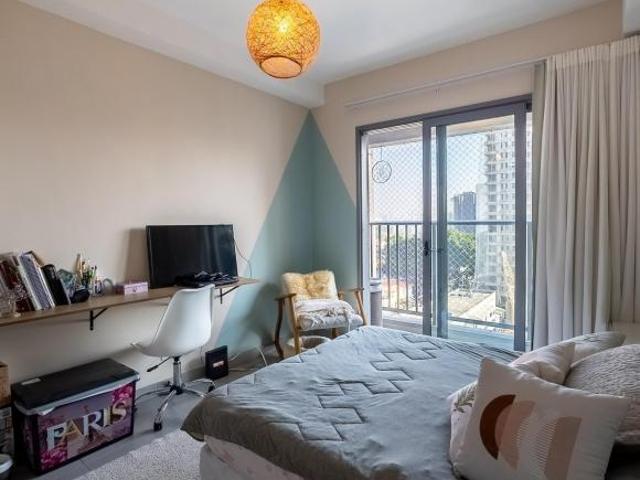 Studio 25M², 1 Quarto, Cozinha, 1 Vaga, 1 Banheiro, Piscina, Mini Mercado, Próximo Parque Ibirapuera