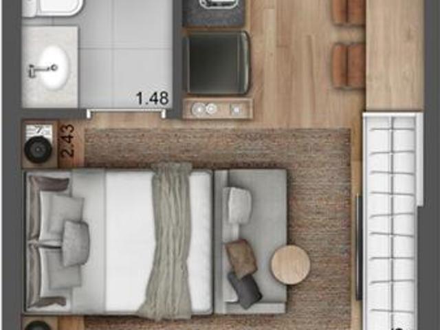 Studio 29m2 Portugal GO Even Direto com Proprietário Permuta automóvel
