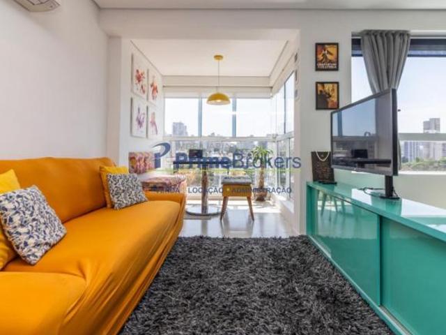 Studio, 29m² 1 Dormitório, 1 Suíte, 1 Vaga, Mobiliado com Móveis Planejados Pinheiros