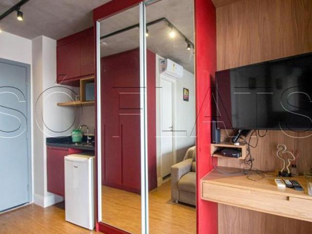Studio 33m² à venda no Bom Retiro | Varanda, mobiliado e lazer completo