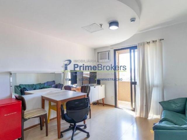 Studio 34m2, 1 vaga no Brooklin