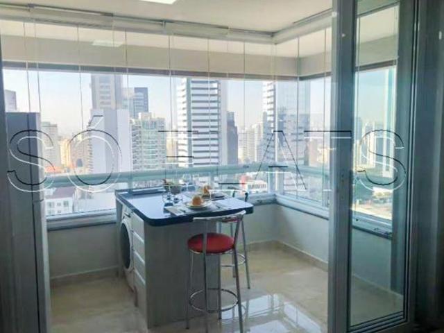 Studio 34m² à venda na Bela Vista com varanda gourmet | Próximo Av. Paulista e metrô