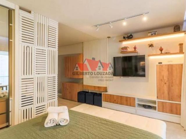 Studio 42m² Mobiliado e Lazer Completo Campo Belo