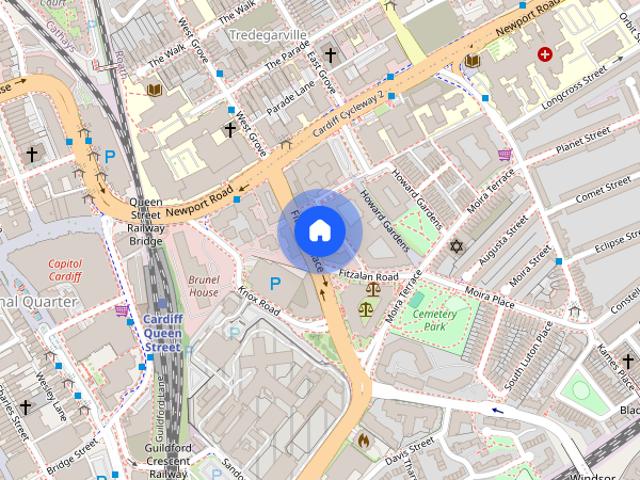 Studio 4.04 Fitzalan Place, Cardiff City, CF24