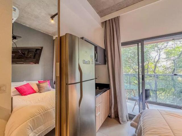 Studio com varanda em um condomínio moderno e completo, à venda, Paraíso, São Paulo, SP