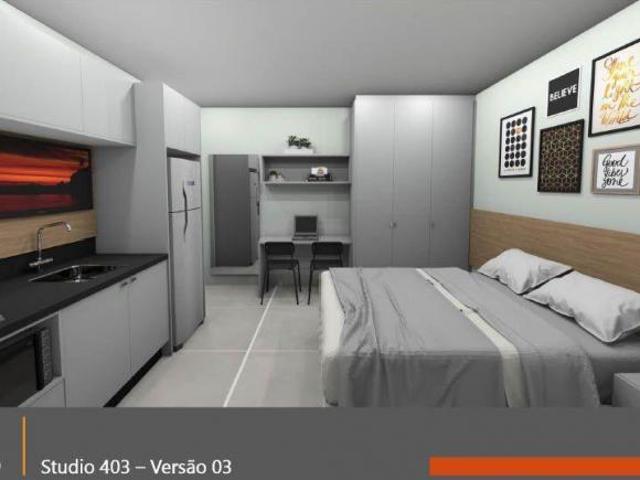 Studio com 1 dormitório à venda, 17 m² por R$ 347.451,13 Água Verde Curitiba/PR