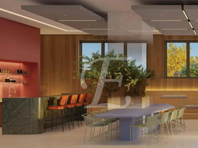 Studio com 1 dormitório à venda, 24 m²,em construção, Brooklin próximo metro