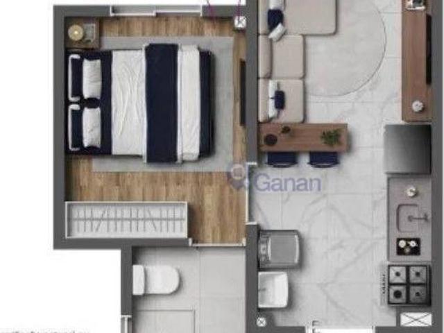 Studio com 1 dormitório à venda, 24 m² por R$ 265.000,00 Bela Vista São Paulo/SP
