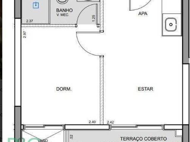 Studio à venda, 27 m² por R$ 545.000,00 Santo Amaro São Paulo/SP