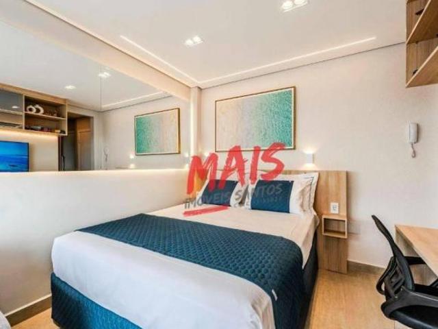 Studio com 1 dormitório à venda, 22 m² por R$ 490.000,00 Boqueirão Santos/SP