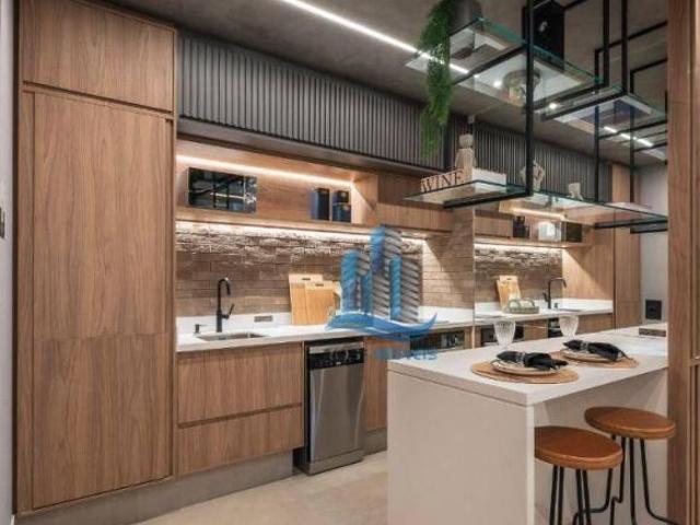 Studio com 1 dormitório à venda, 37 m² por R$ 452.000,00 Centro São Caetano do Sul/SP