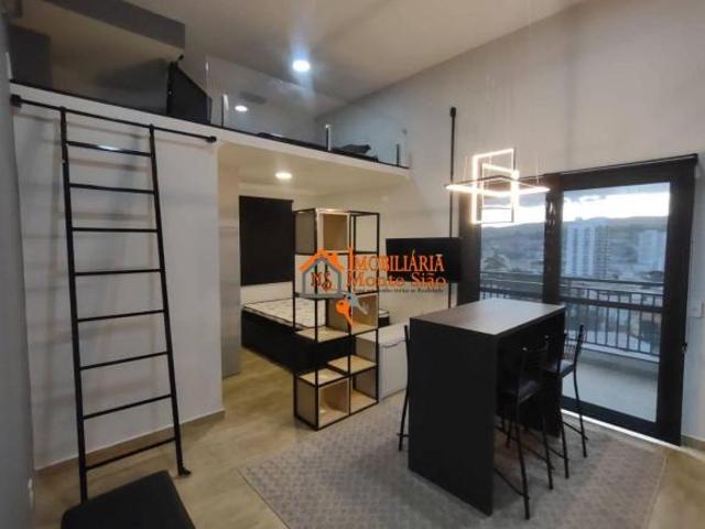 Studio com 1 dormitório à venda, 32 m² por R$ 330.000,00 Vila Galvão Guarulhos/SP