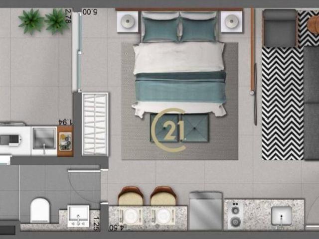 Studio com 1 dormitório à venda, 33 m² por R$ 450.000,00 Residencial My Studium Indaiatuba/SP