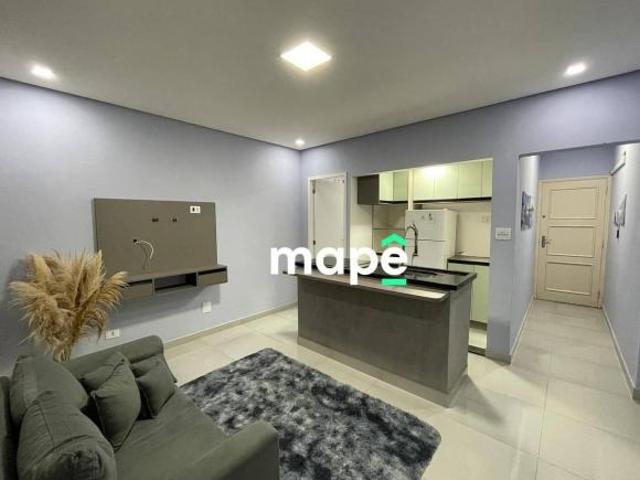 Studio com 1 dormitório à venda, 40 m² por R$ 395.000,00 Boqueirão Santos/SP