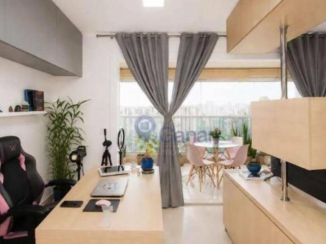 Studio com 1 dormitório à venda, 41 m² por R$ 721.000,00 Brooklin São Paulo/SP