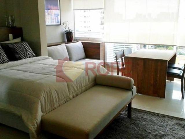 Studio com 1 dormitório para alugar e vender mobiliado 33 m² Brooklin São Paulo/SP