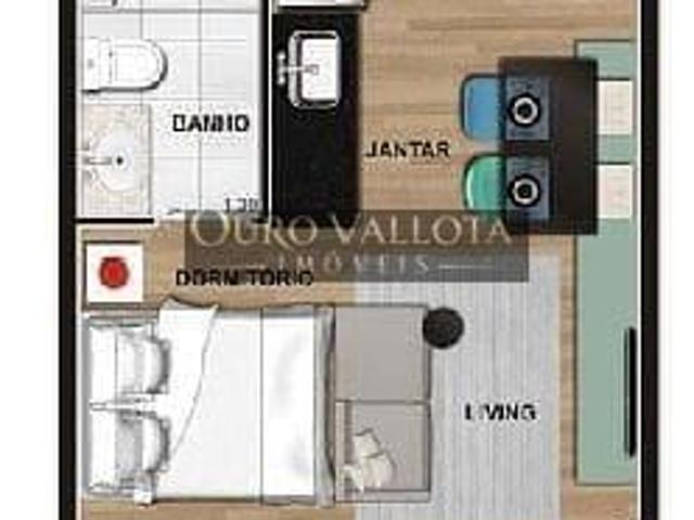 Studio com 1 suíte à venda, 26 m² por R$ 300.000 Santa Cecília São Paulo/SP