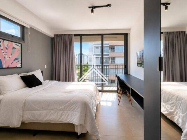 Studio com 1 quarto, 30 m², aluguel por R$ 2.500/mês ou à venda por R$ 430.000