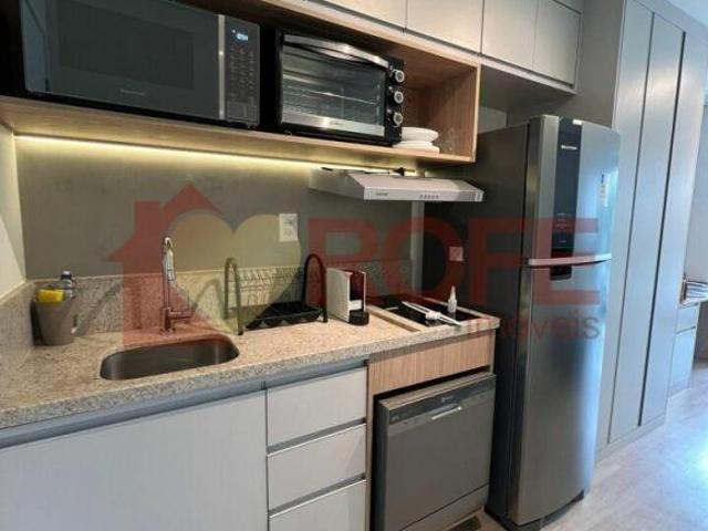 STUDIO COM 24M² MOBILIADO + LAZER COMPLETO