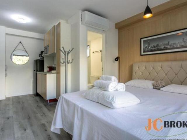 Studio com 26m² de área útil