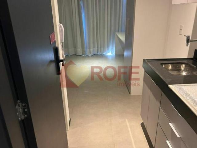Studio com 22 m² de área privativa, funcional e bem distribuído