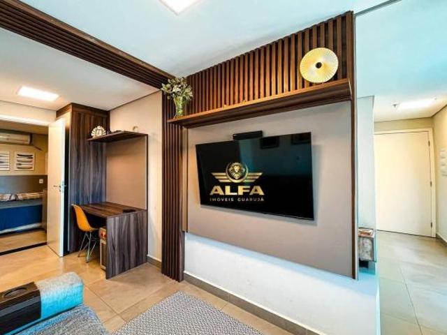 Studio com 2 dormitórios em condomínio clube na Praia da Enseada – Alfa Imóveis Guarujá