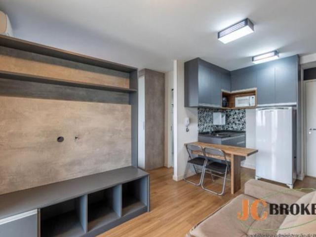 Studio com 35m² de área útil, 1 vaga