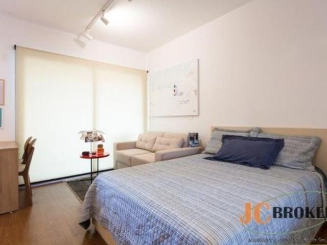 Studio com 38m² de área útil