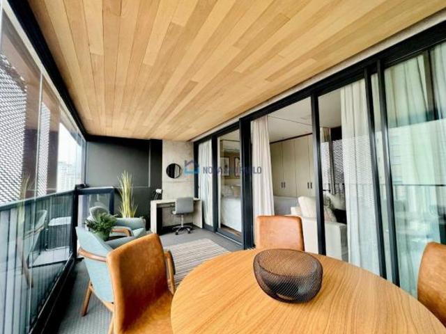 Studio com 49,41m² em Vila Nova Conceição, pronto para morar
