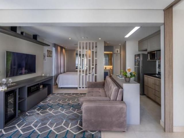 Studio com 43m² de área útil