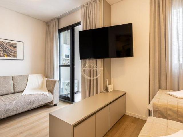 Studio Centro mobiliado e decorado 26,33m²