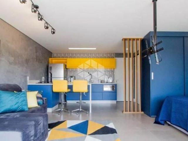 Studio á venda, 40m², Totalmente Mobiliado, Lazer Completo