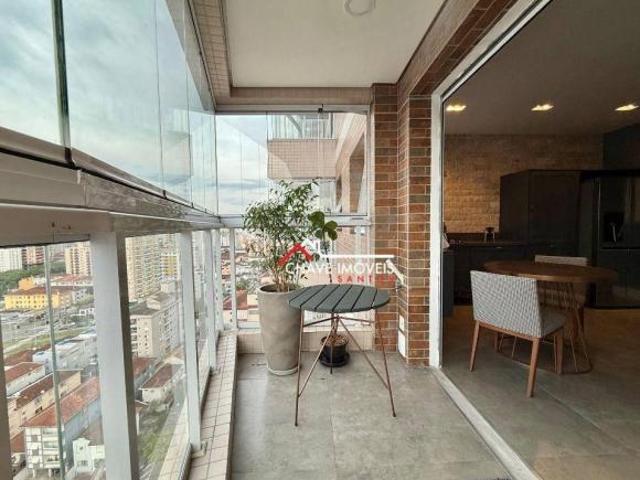 Studio à venda, 45 m² por R$ 685.000,00 Campo Grande Santos/SP