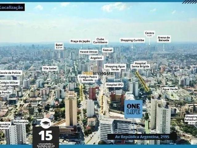 Studio à venda, 17 m² Portão Curitiba/PR ST0362