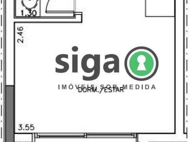 Studio á Venda 1 quarto, 24m²