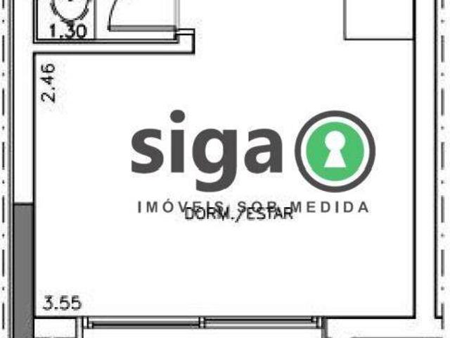 Studio á Venda 1 quarto, 24m²