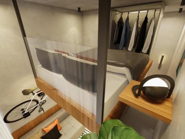 STUDIO À VENDA 23,73M² COM PÉ DIREITO DUPLO A 58 PASSOS DO METRÔ TUCURUVI – THE ONE TUCURUVI – ZONA