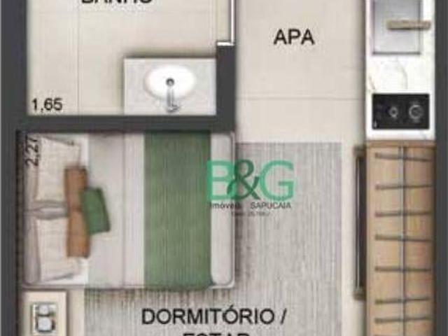 Studio à venda, 22 m² por R$ 319.196,80 Brooklin Paulista São Paulo/SP