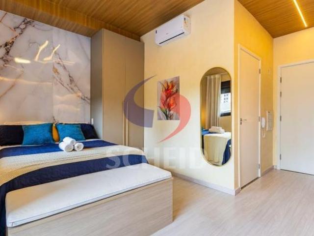 Studio a venda 27m2 1 dorm com varanda proximo da estação Brooklin