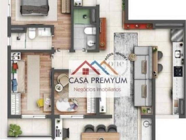 Studio à venda, 25 m² por R$ 252.960,00 Butantã São Paulo/SP