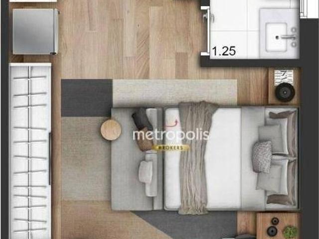 Studio à venda, 25 m² por R$ 419.201,00 Vila Clementino São Paulo/SP