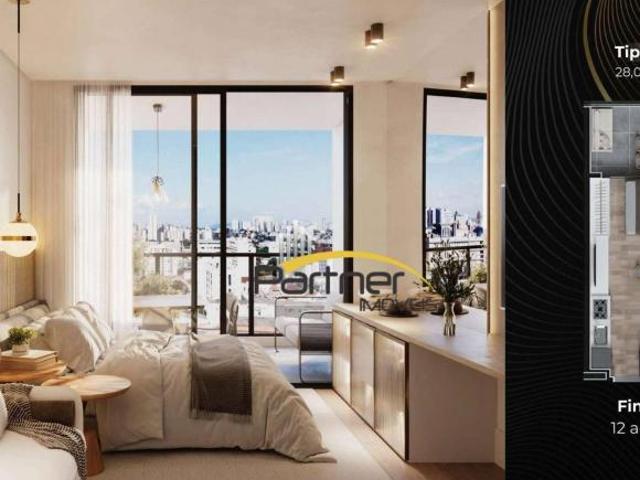 Studio à venda, 28 m² por R$ 407.365,00 Rebouças Curitiba/PR