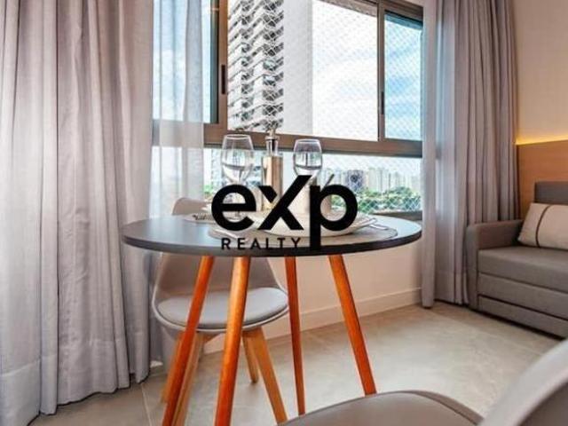 Studio à venda com 29m², 1 quarto e sem vaga