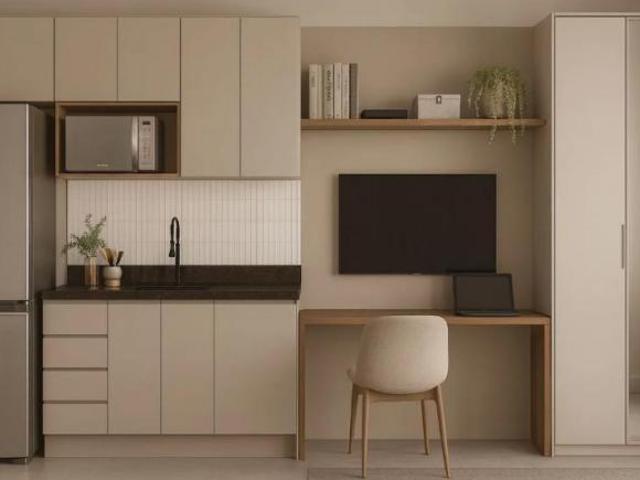 Studio à venda em Pinheiros, 1 quarto, 24m² Novo