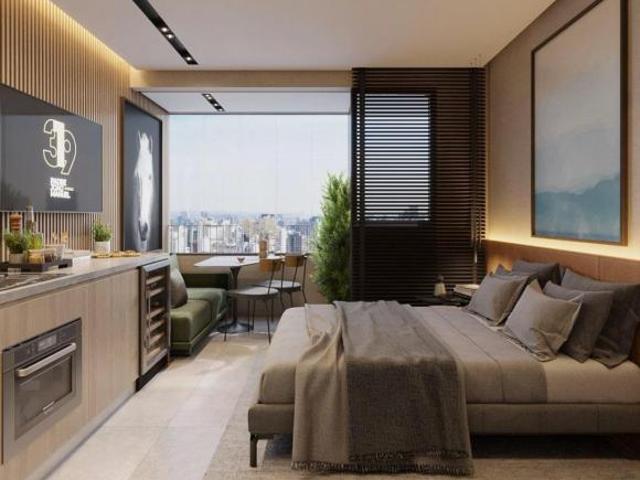 Studio à venda em São Paulo, Cerqueira César, com 1 quarto, 38,52m²